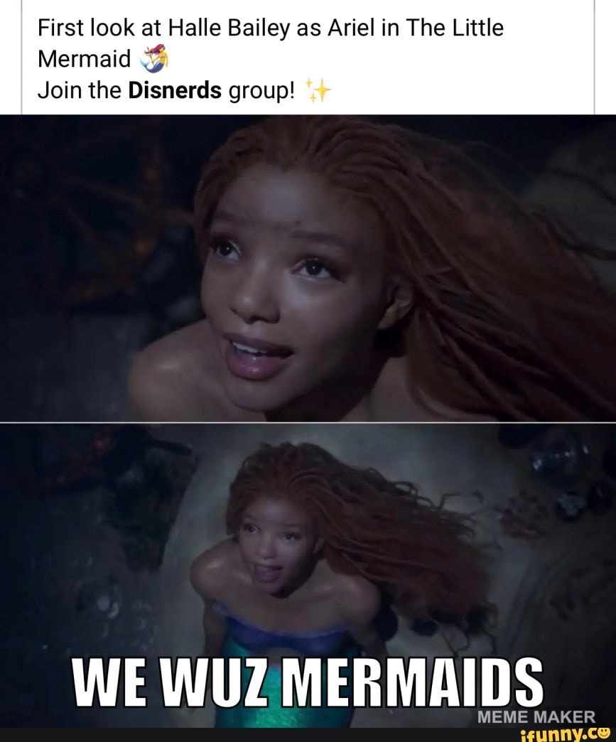 First look at Halle Bailey as Ariel in The Little Mermaid Join the ...