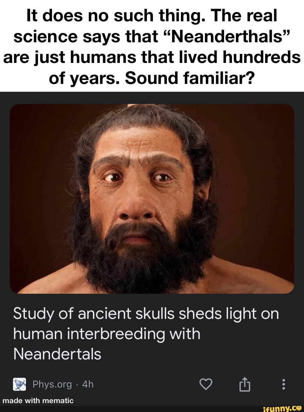 Neandertals memes. Best Collection of funny Neandertals pictures on iFunny