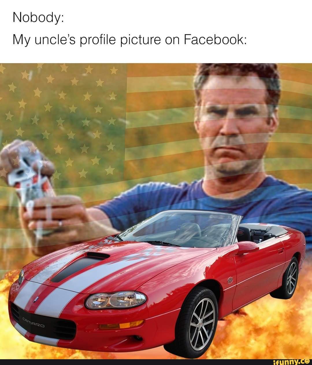 Nobody: My uncle's profile picture on Facebook: - iFunny