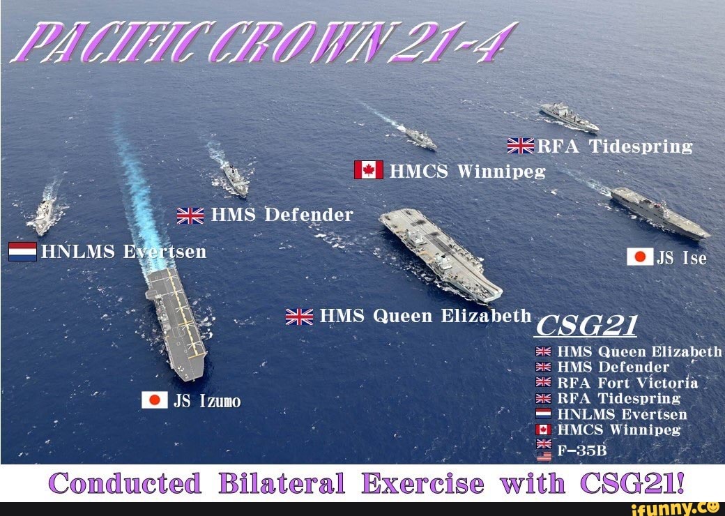 Defender Ise HMS Queen Elizabeth CSG21 HMS Queen Elizabeth HMS Defender ...