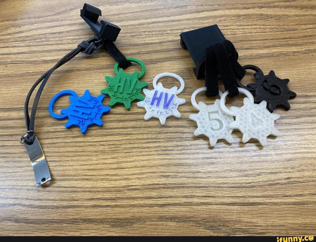 3D printing badges that I designed for each cohort of second and third ...