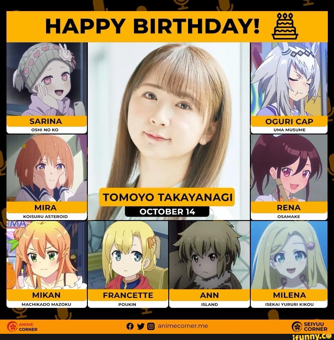 HAPPY BIRTHDAY! SARINA OGURI CAP OSHI NO KO uma musume TOMOYO ...