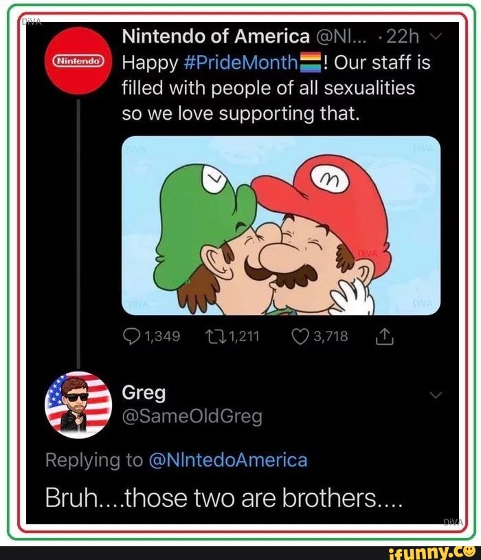 Nintendo of America @NI... Happy #PrideMonthE! Our staff is filled with ...