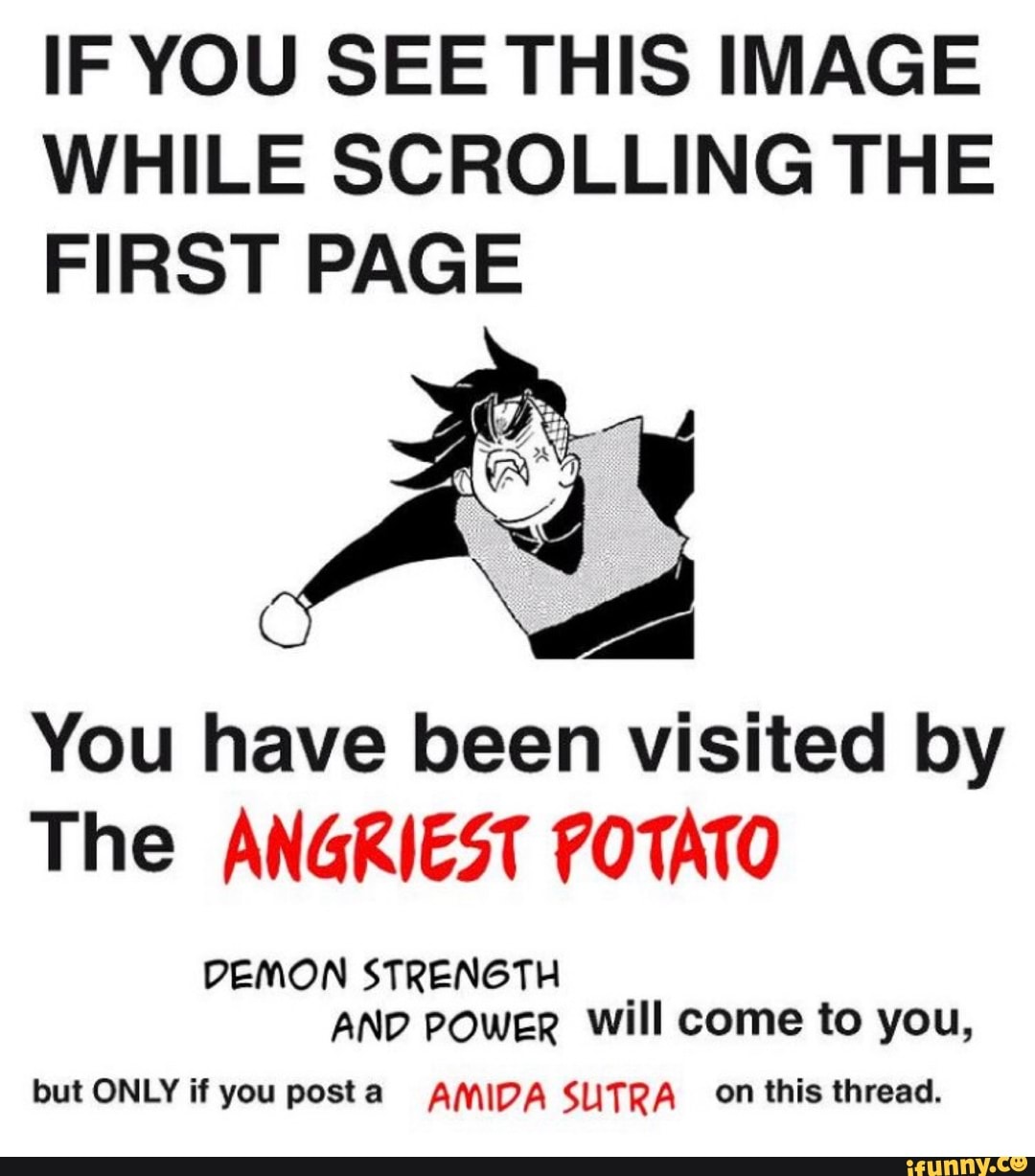 IF YOU SEE THIS IMAGE WHILE SCROLLING THE FIRST PAGE You have been ...