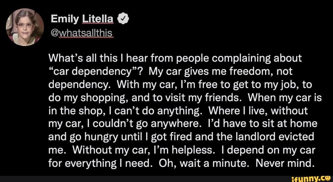 Emily Litella @whatsallthis. What's all this I hear from people ...