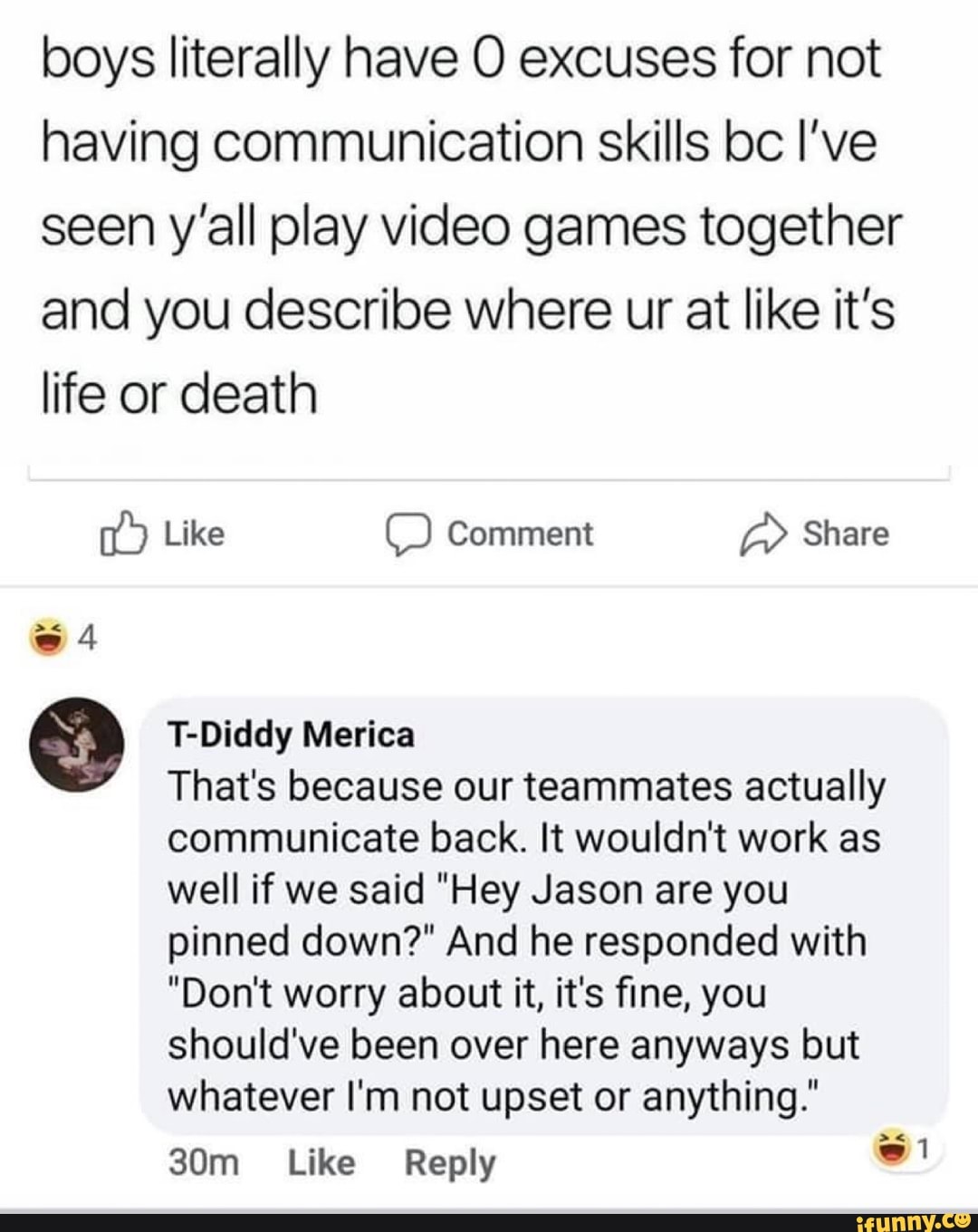 Boys literally have O excuses for not having communication skills bc I ...