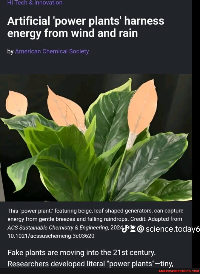 Hi Tech & Innovation Artificial power plants' harness energy from wind ...