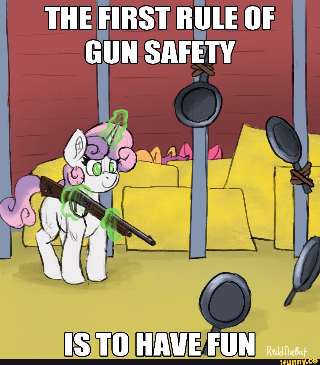 THE FIRST RULE OF GUN SAFETY IS TO HAVE FUN - iFunny