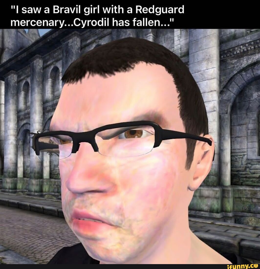 Saw a Bravil girl with a Redguard mercenary...Cyrodil has fallen..." I ...