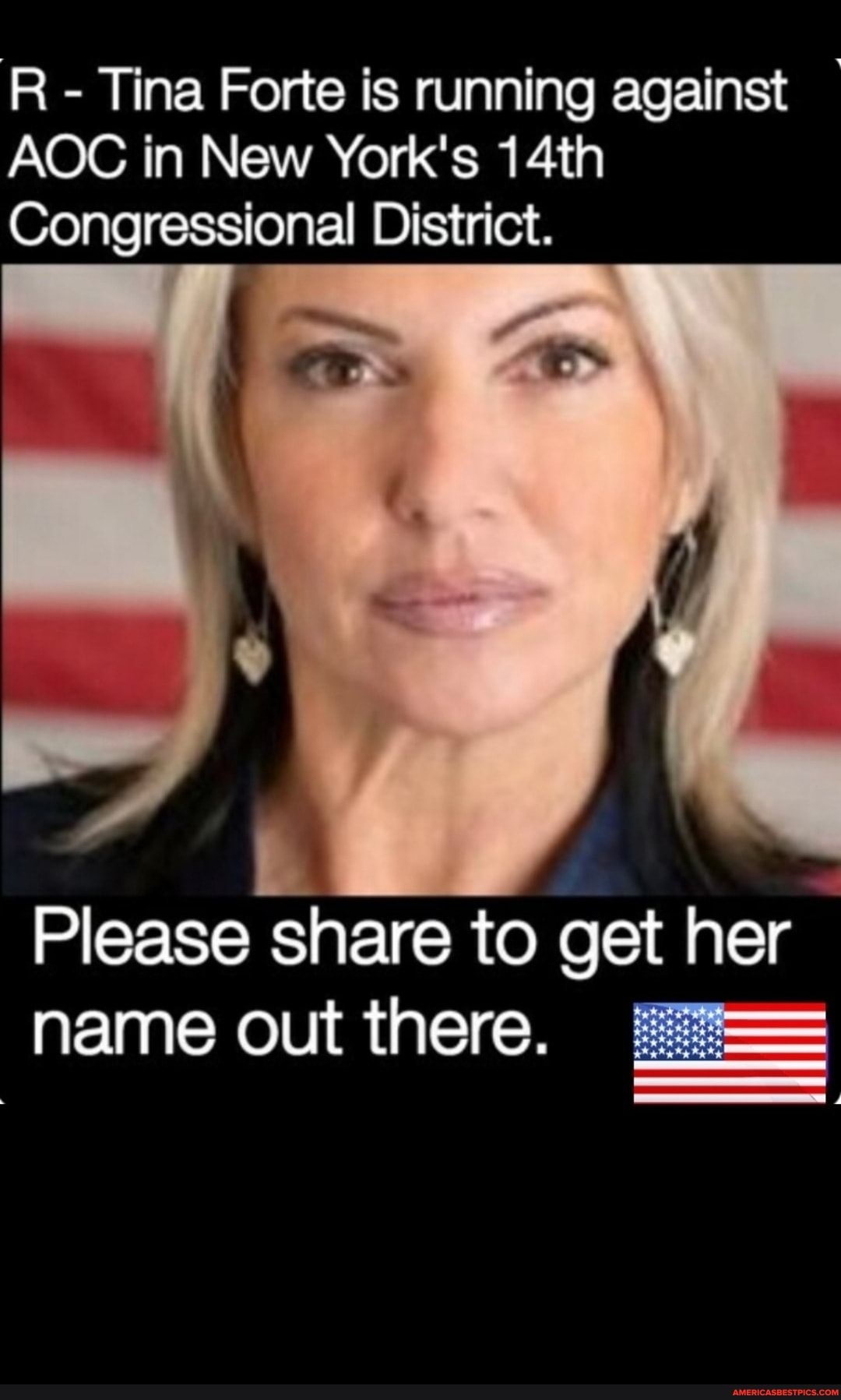 R- - Tina Forte is running against AOC in New York's 14th Congressional ...