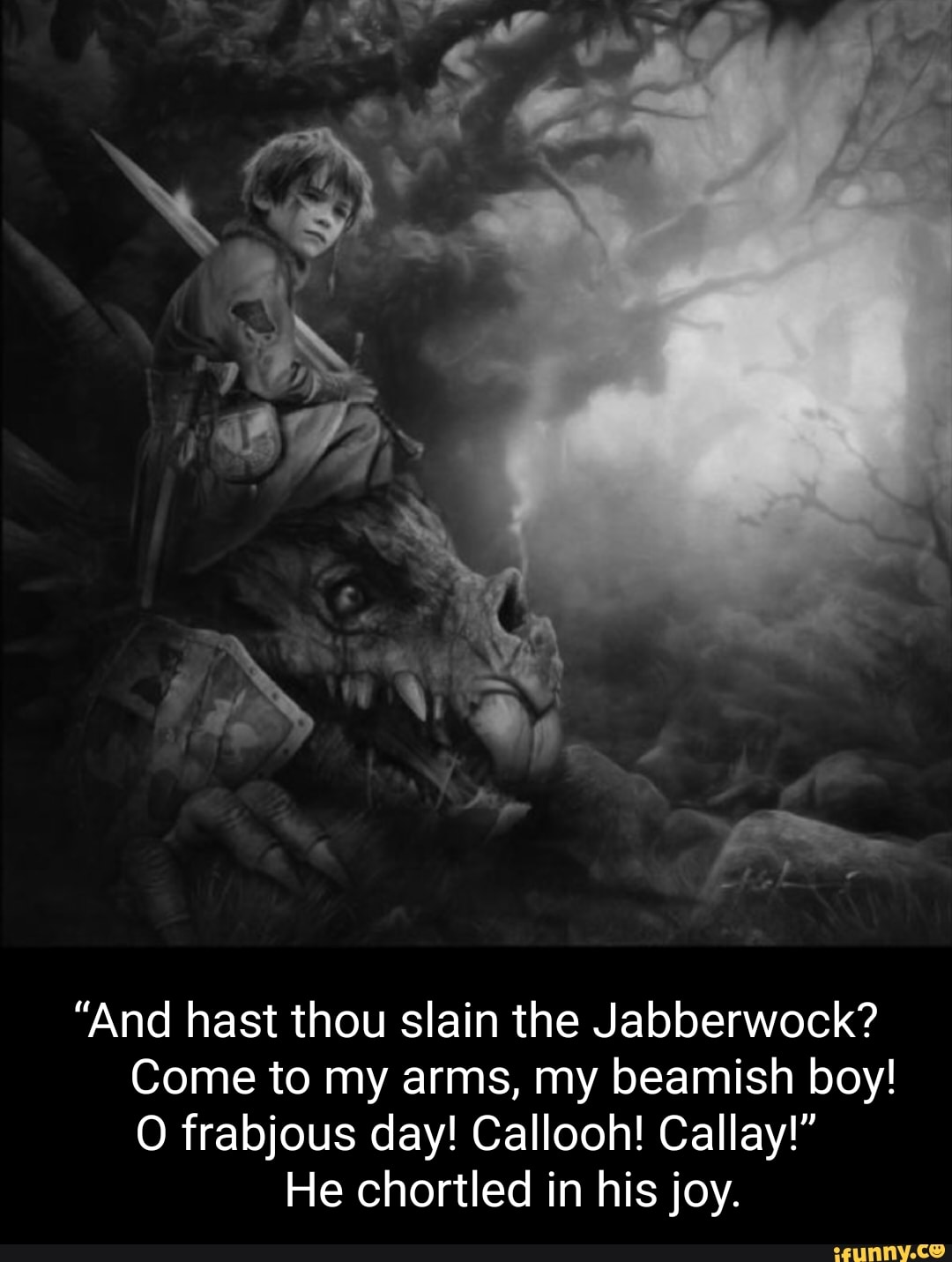 Jabberwocky memes. Best Collection of funny Jabberwocky pictures on iFunny