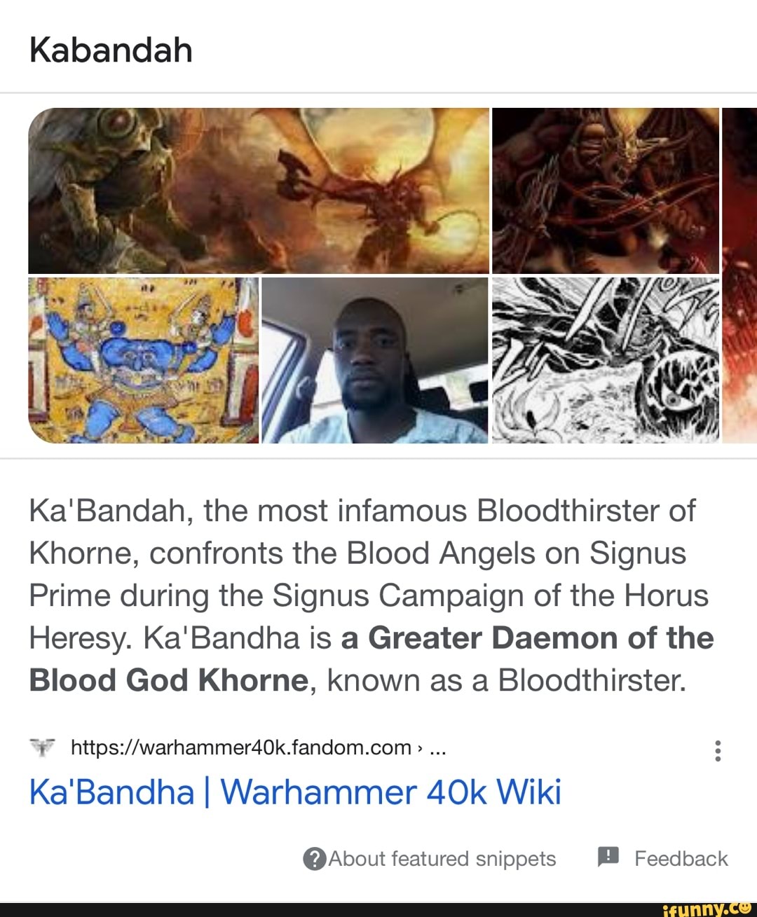 Kabandah Ka'Bandah, the most infamous Bloodthirster of Khorne ...
