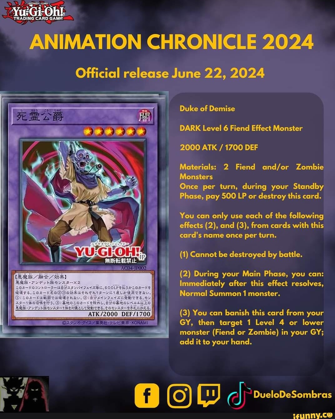 AS 'TRADING CARD GAME II_ ANIMATION CHRONICLE 2024 Official release ...