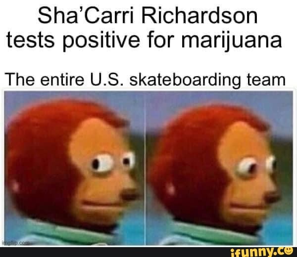 Sha'Carri Richardson tests positive for marijuana The entire U.S ...