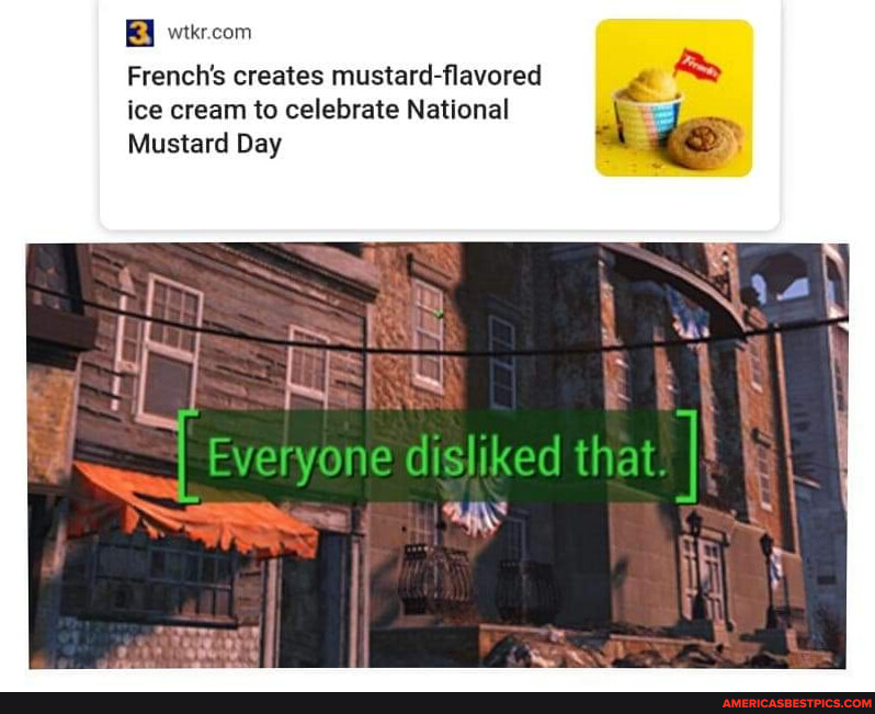 French's creates mustard-flavored ice cream to celebrate National ...