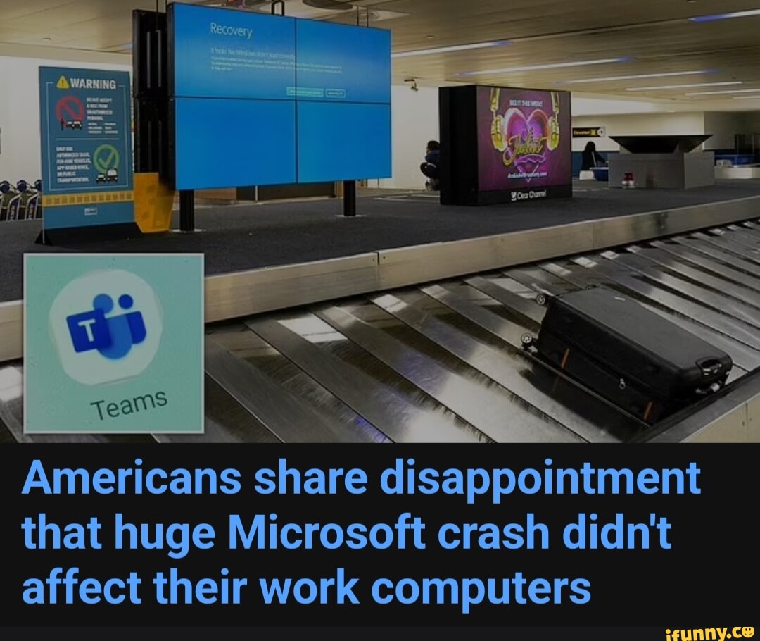 SS Americans share disappointment that huge Microsoft crash didn't ...