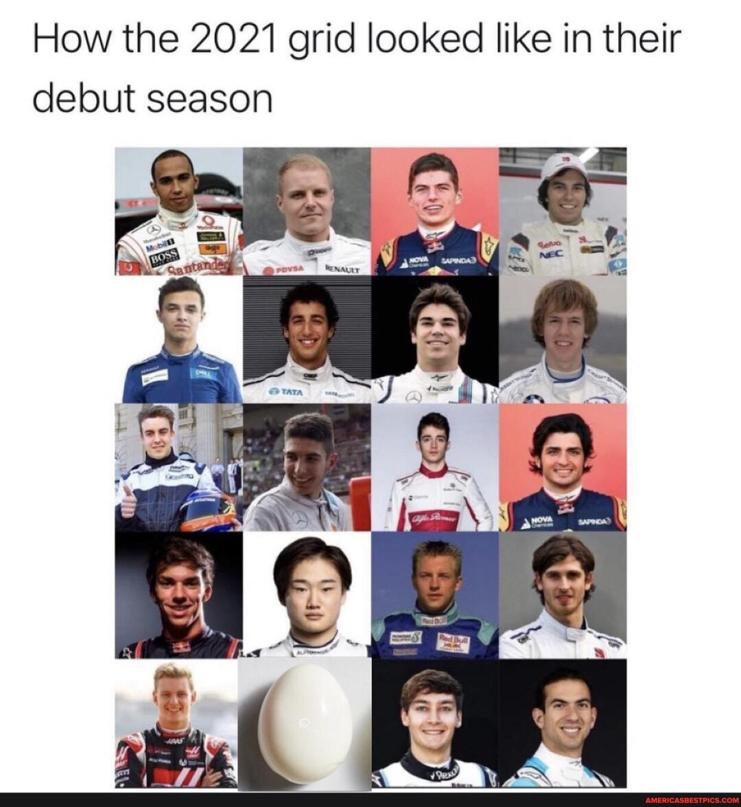 How the 2021 grid looked like in their debut season - America’s best ...
