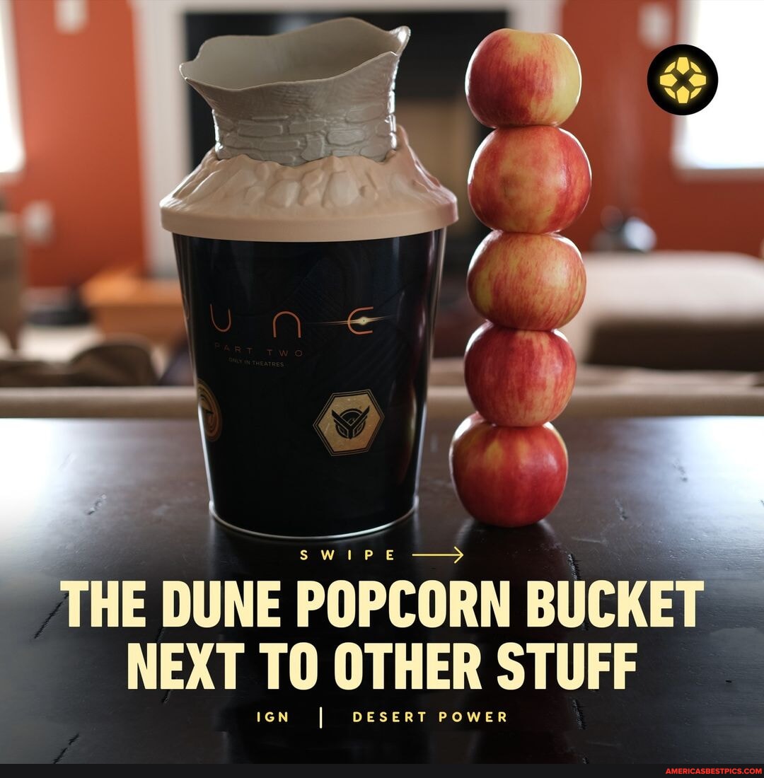 We put the Dune: Part Two sandworm popcorn bucket to the test by ...