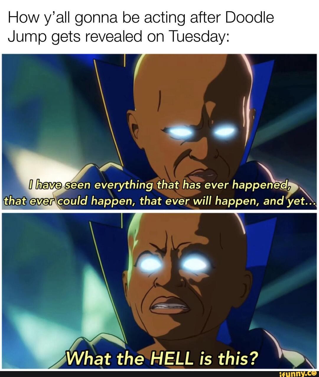 How y'all gonna be acting after Doodle Jump gets revealed on Tuesday ...