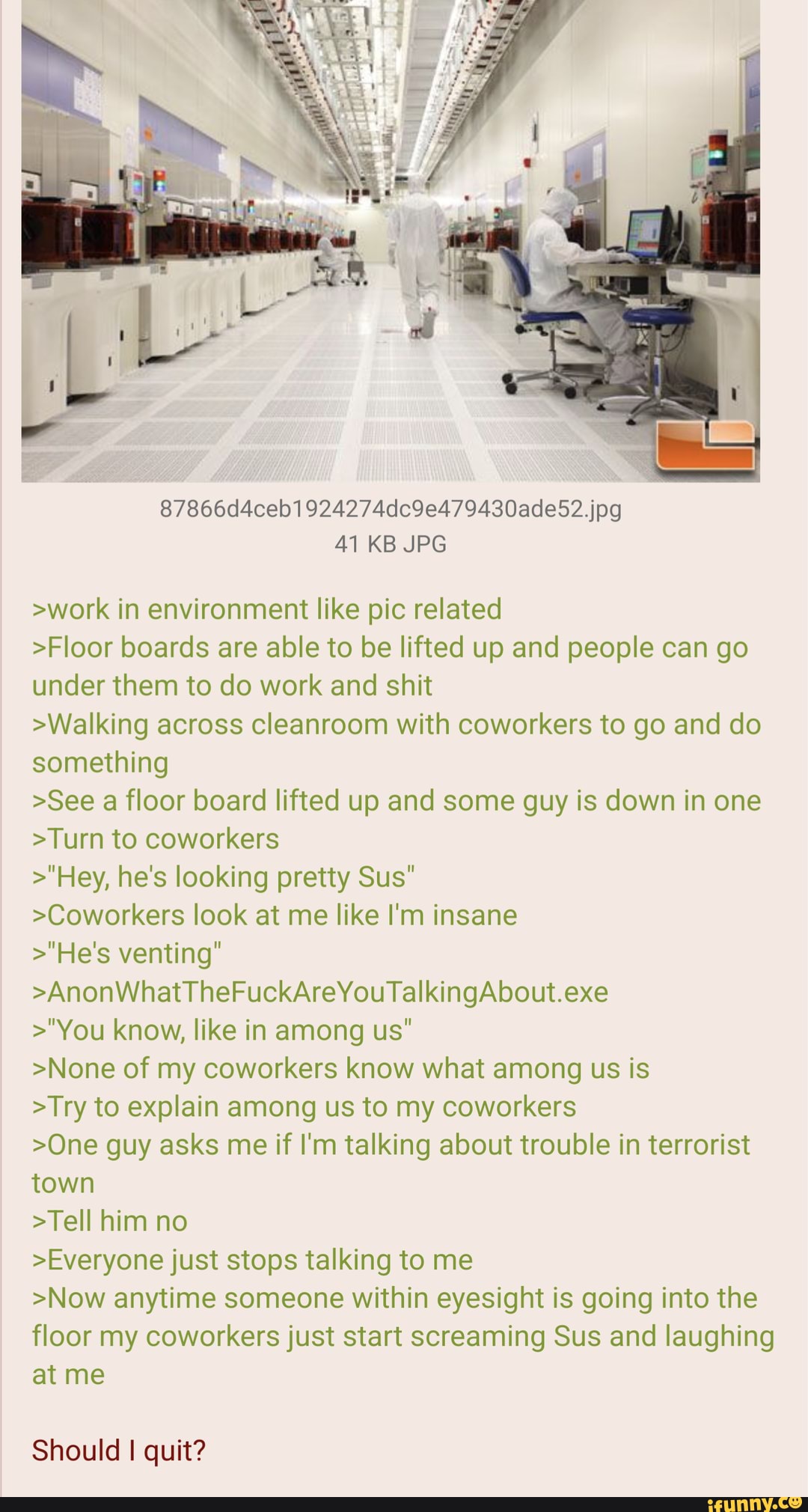 Cleanroom memes. Best Collection of funny Cleanroom pictures on iFunny