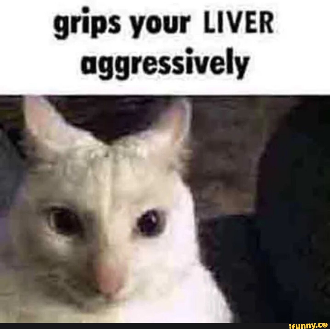 Grips your LIVER aggressively - iFunny
