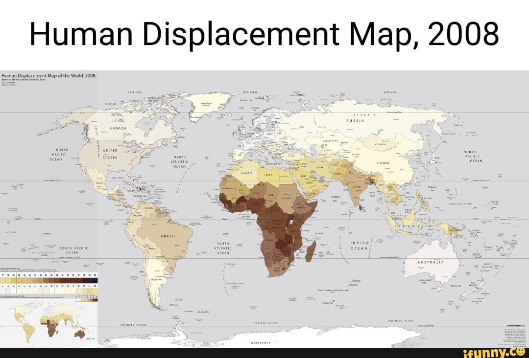 Human Displacement Map, 2008 Human Displacement Map ofthe Word, 2008 ...