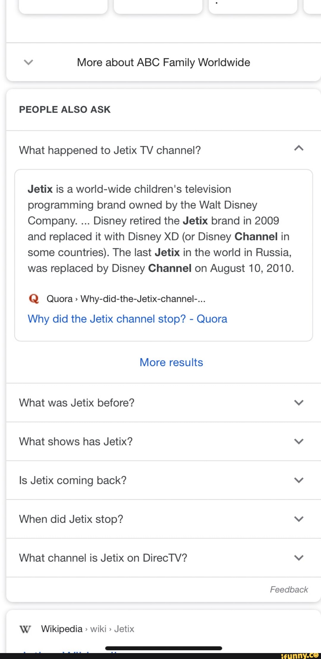 Vv More about ABC Family Worldwide What happened to Jetix TV channel ...