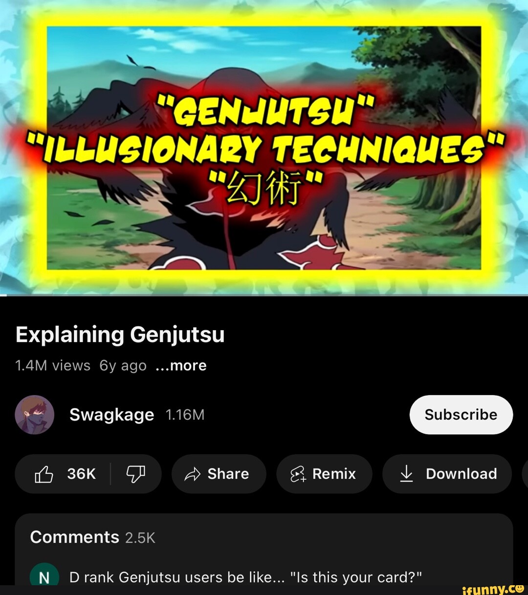 Genjutsu memes. Best Collection of funny Genjutsu pictures on iFunny