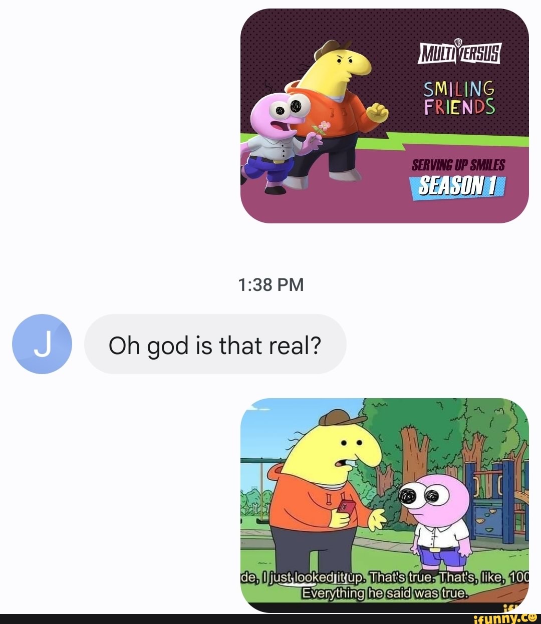 SMILING FRIENDS SEASON PM Oh god is that real? tues, EverythingI likely ...