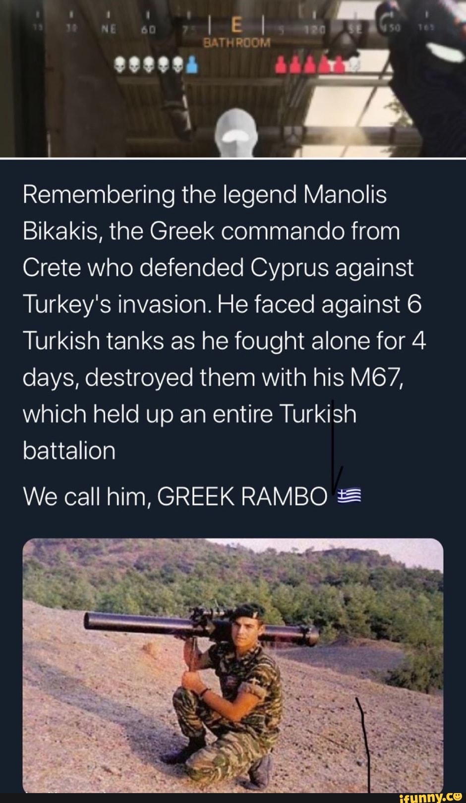Remembering the legend Manolis Bikakis, the Greek commando from Crete ...