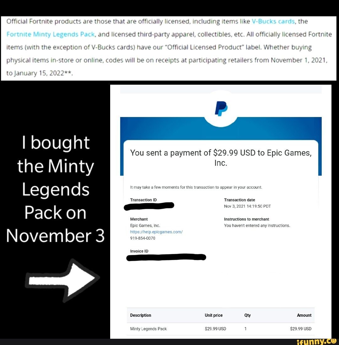 Official Fortnite products ar vose that are Officially licensed ...