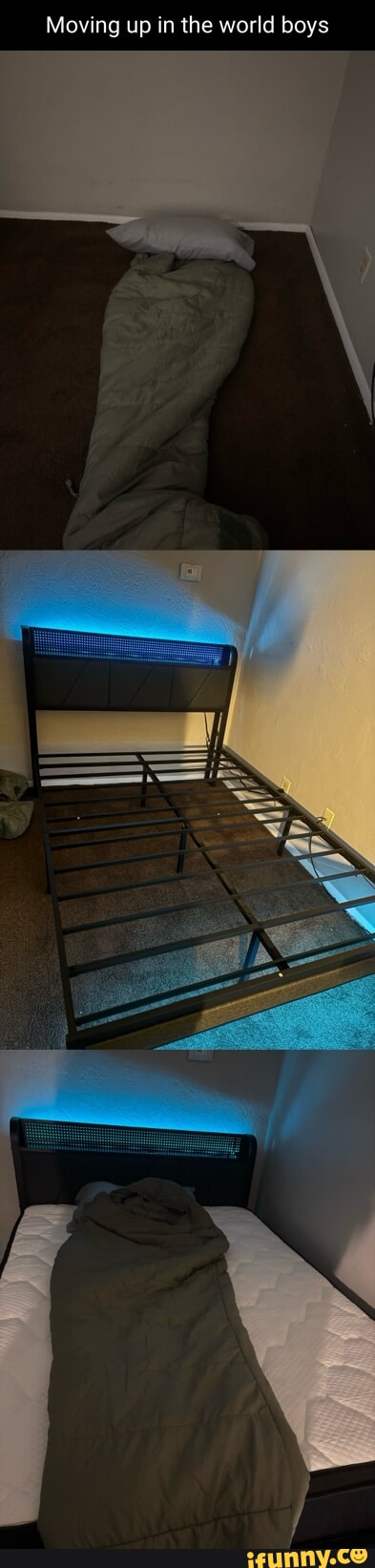 Moving up in the world boys - iFunny