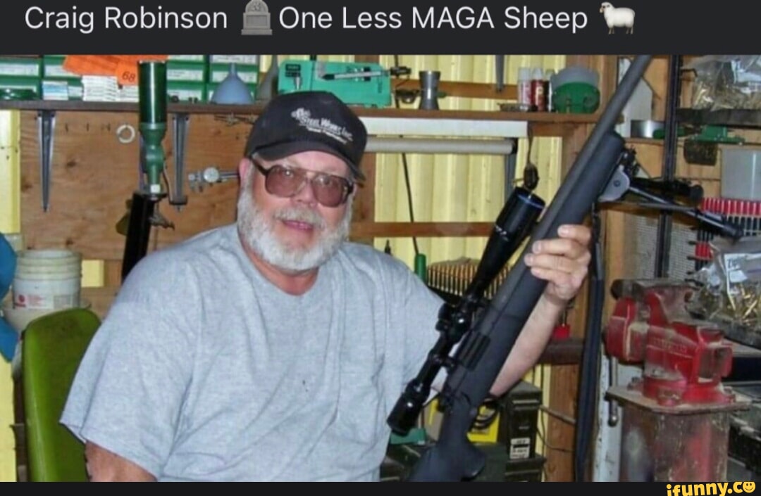 Craig Robinson fe One Less MAGA Sheep I I - iFunny