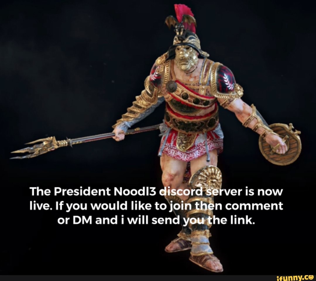 The President Noodl3 discord server is now live. If you would like to ...