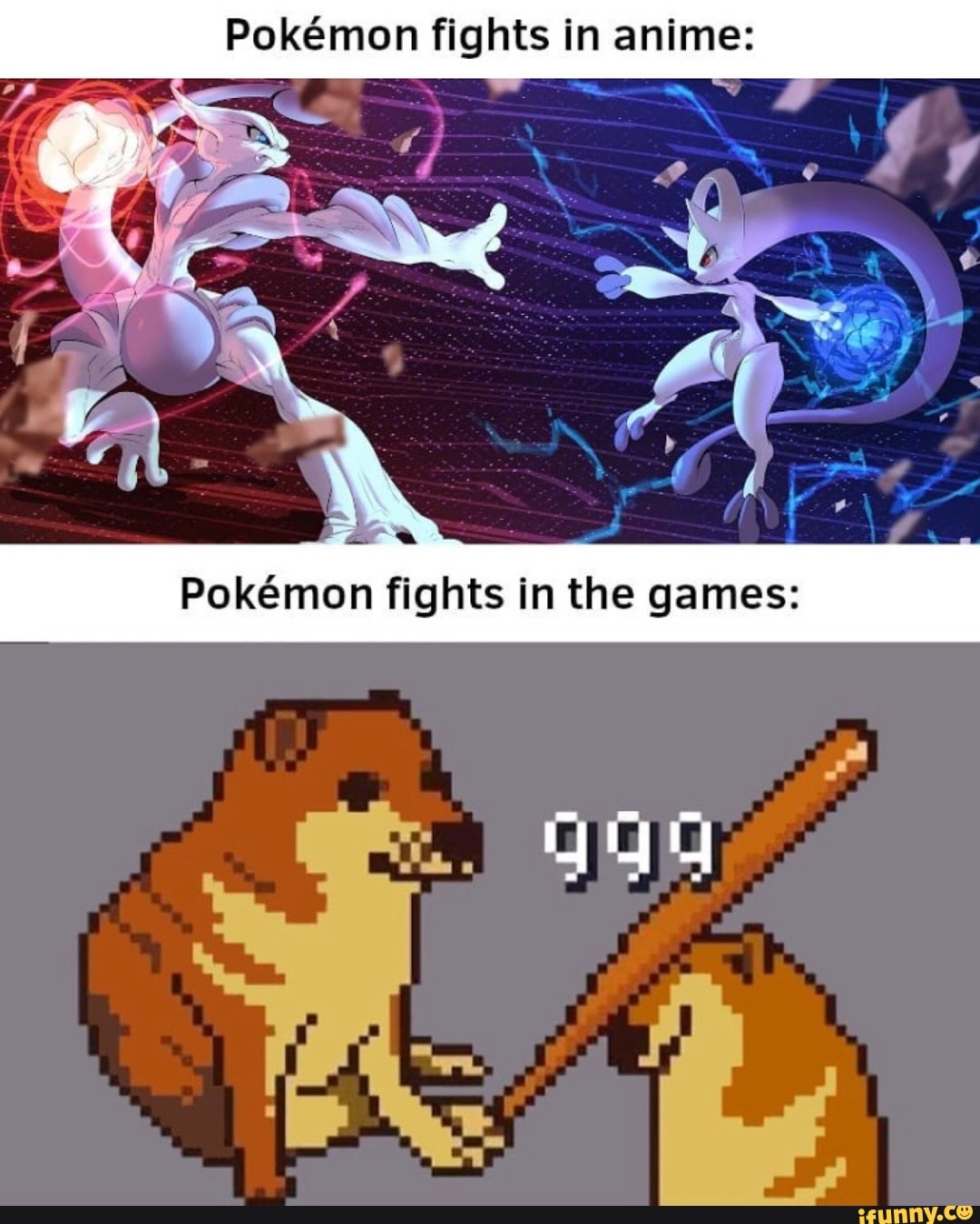 Pokemon fights in anime: Pokmon fights In the games: 444 - iFunny