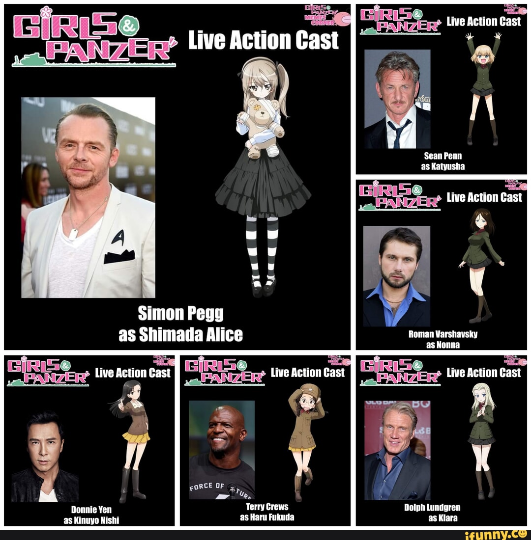 Live Action Cast Live Action Cast Seaa Penn as Katyusha Live Action ...