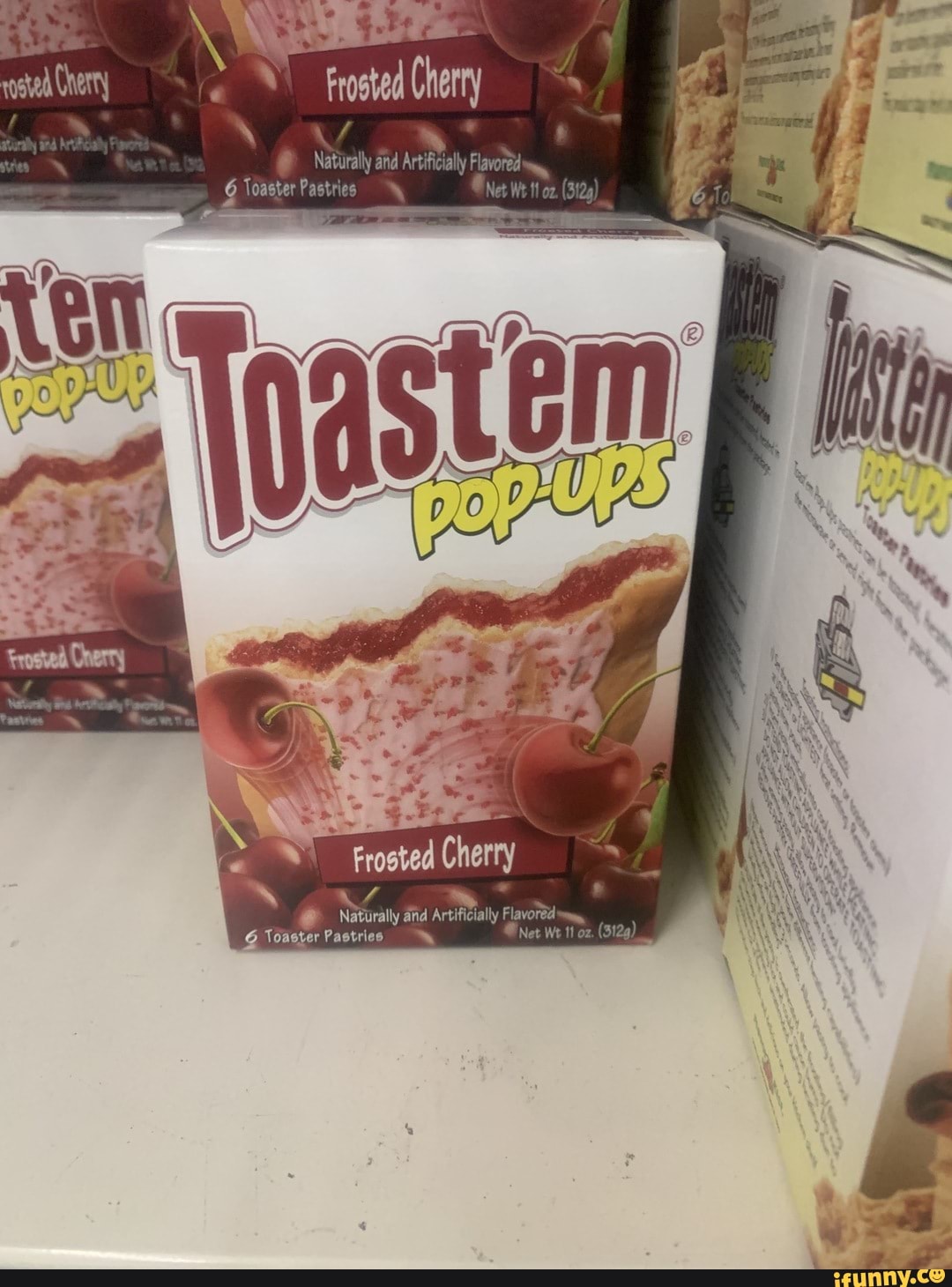Cherry Frosted Cherry Naturally and Artificially 6 Toaster Pastries ...
