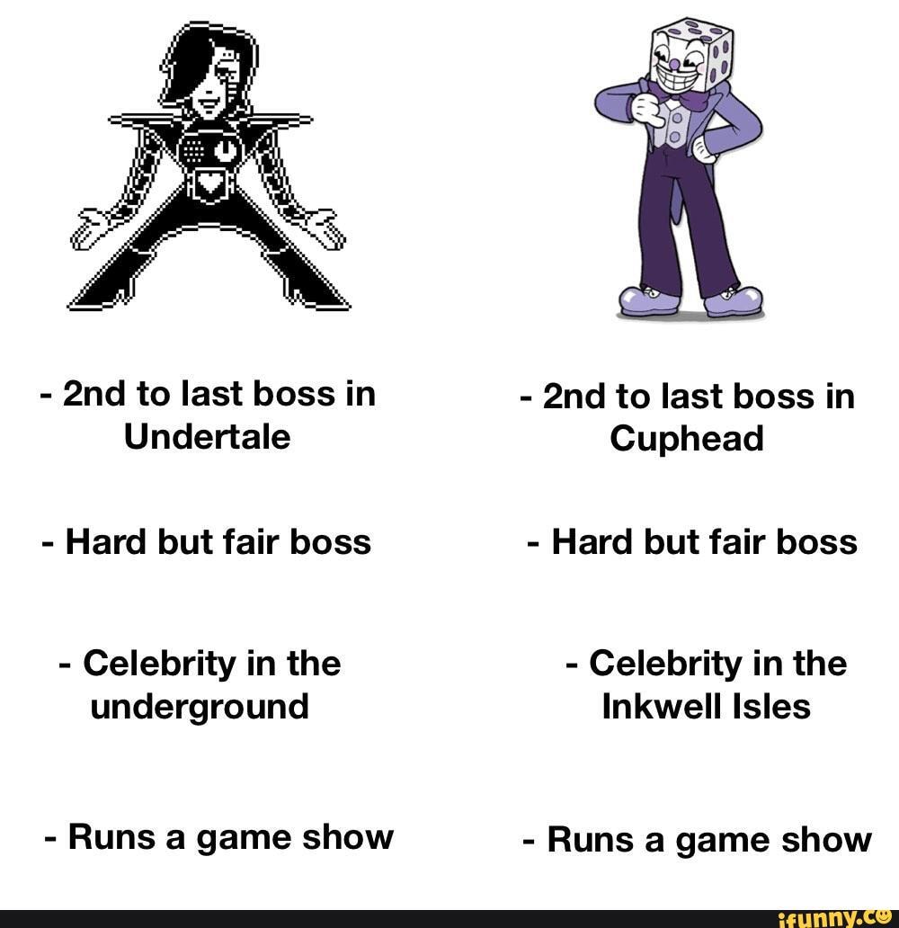 - to last boss in - to last boss in Undertale Cuphead - Hard but fair ...