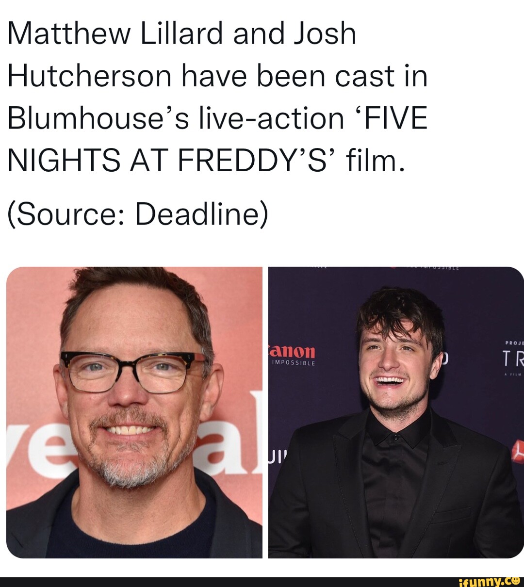 Matthew Lillard and Josh Hutcherson have been cast in Blumhouse's live ...