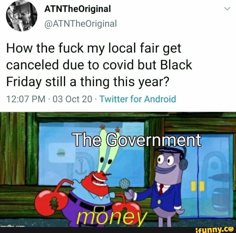 ATNTheOriginal @ATNThe Original How the fuck my local fair get canceled ...