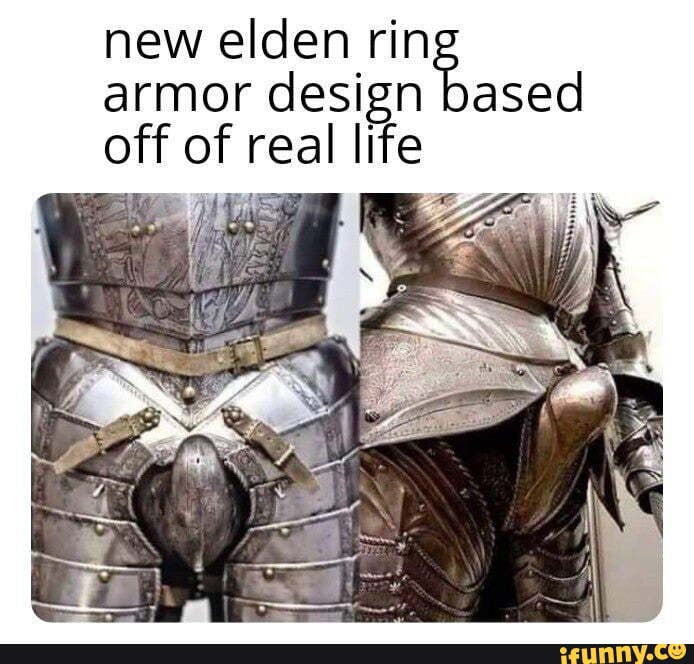 New elden armor ring based armor design based off of real life was - iFunny