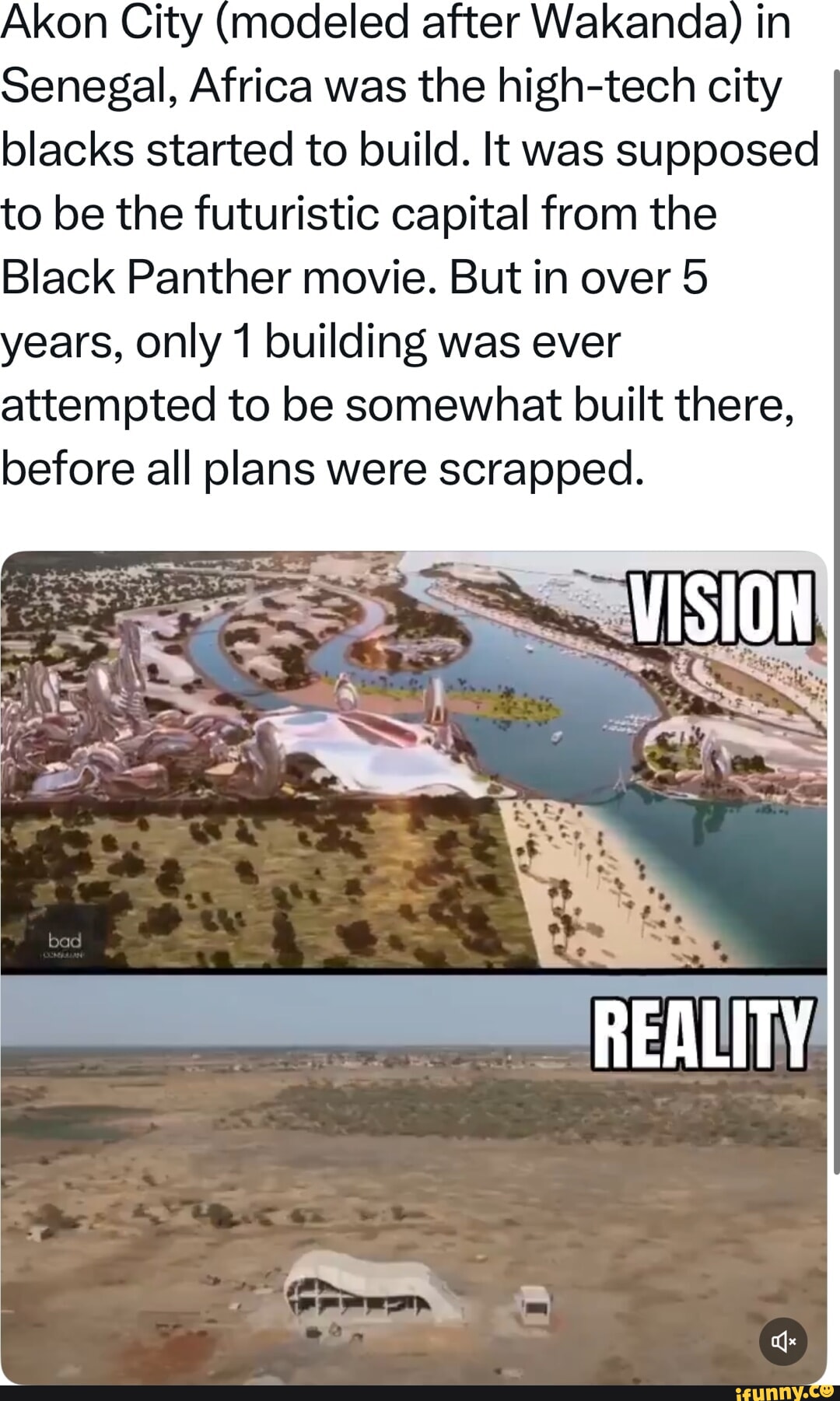 Akon City (modeled after Wakanda) in Senegal, Africa was the high-tech ...