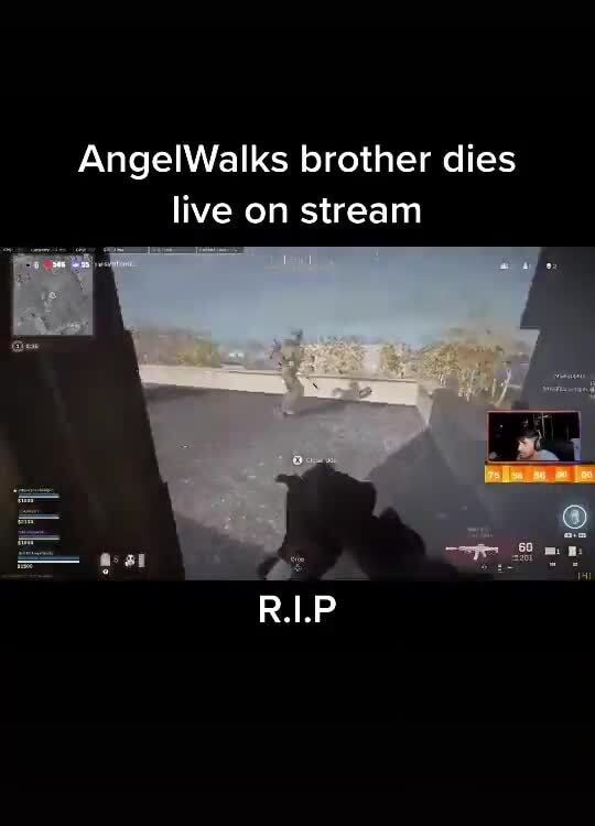 This happened yesterday - AngelWalks brother dies live on stream - )