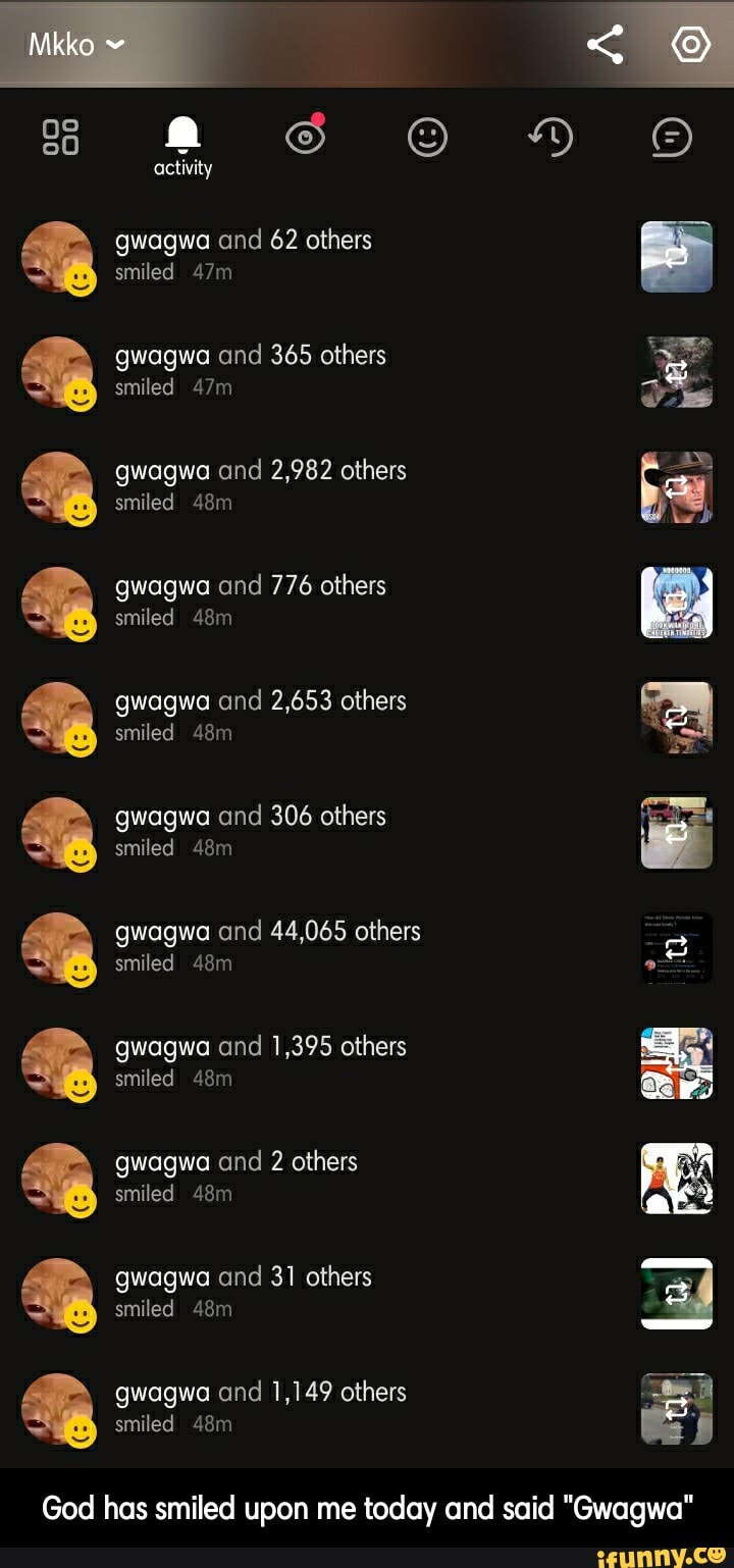 Gwagwa and 2,982 others =] gwagwa and 2,653 others gwagwa and 776 ...