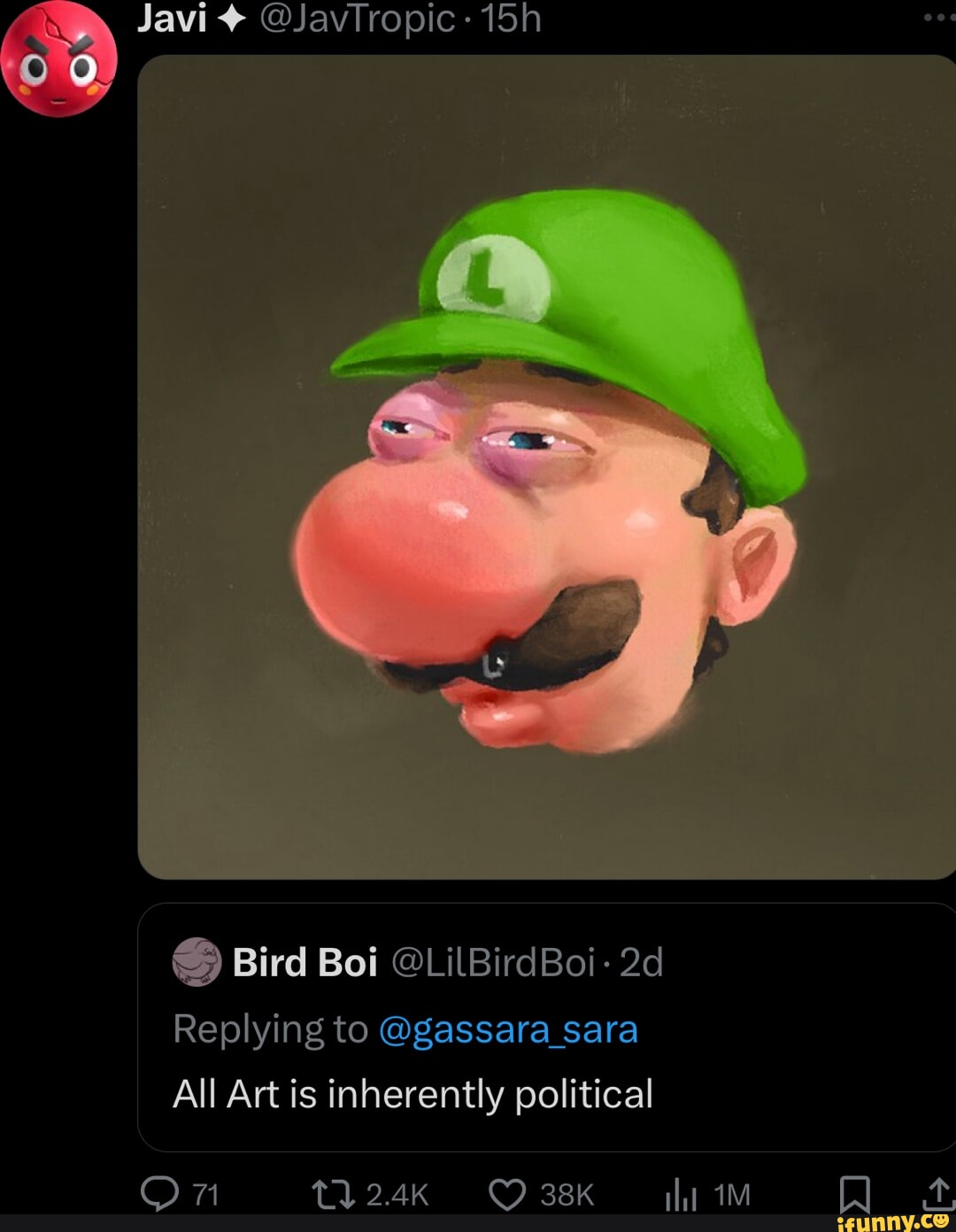 Javi @JavTropic: @ Bird Boi @LilBirdBoi- Replying to @gassara_sara All ...