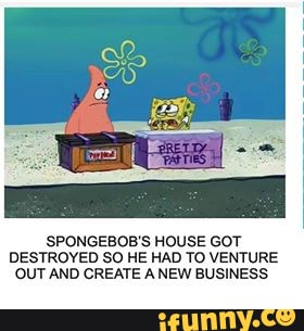 SPONGEBOB'S HOUSE GOT DESTROYED SO HE HAD TO VENTURE 'OUT AND CREATE A ...