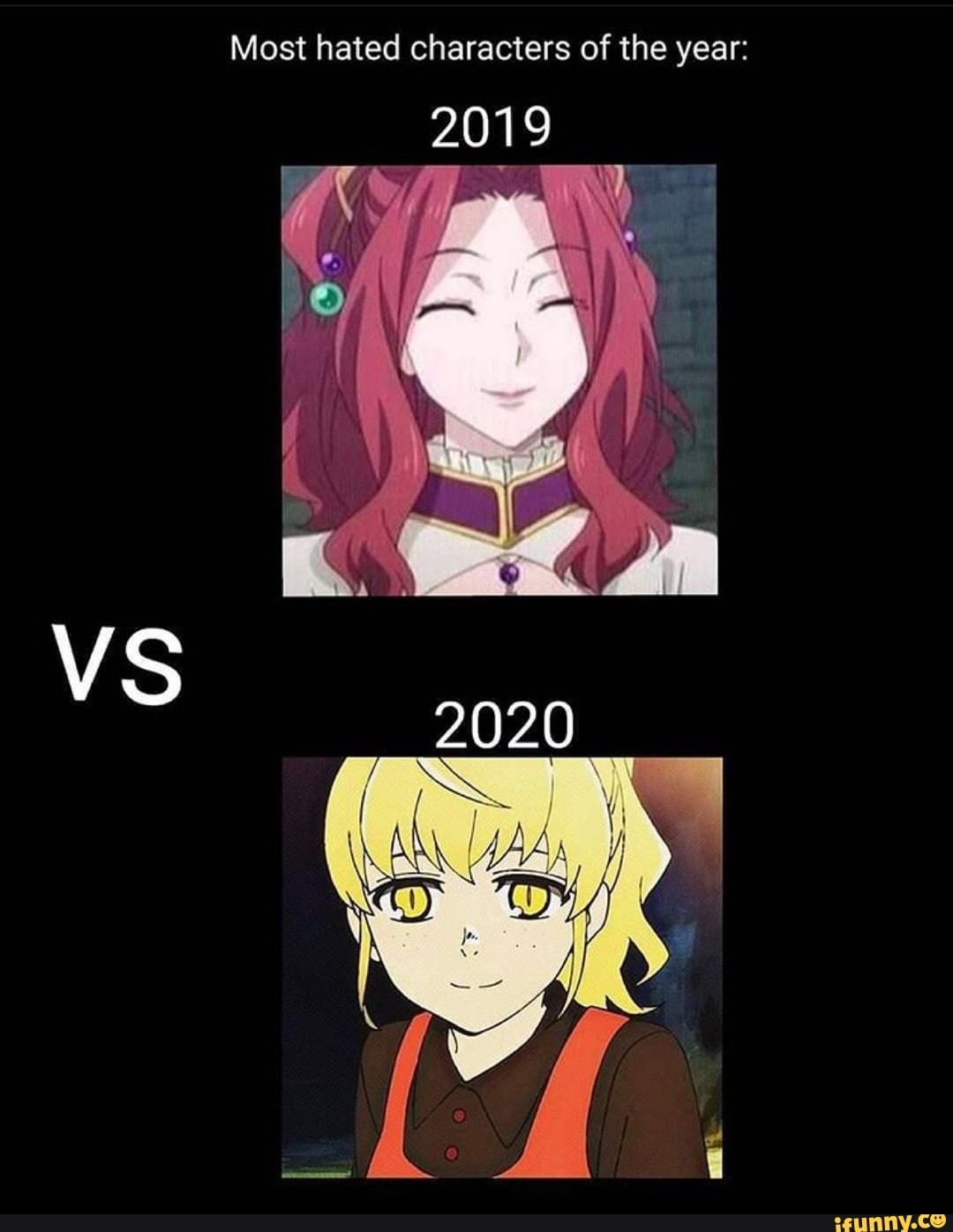 Most hated characters of the year: - iFunny