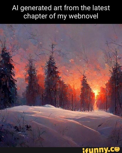 Al generated art from the latest chapter of my webnovel - iFunny