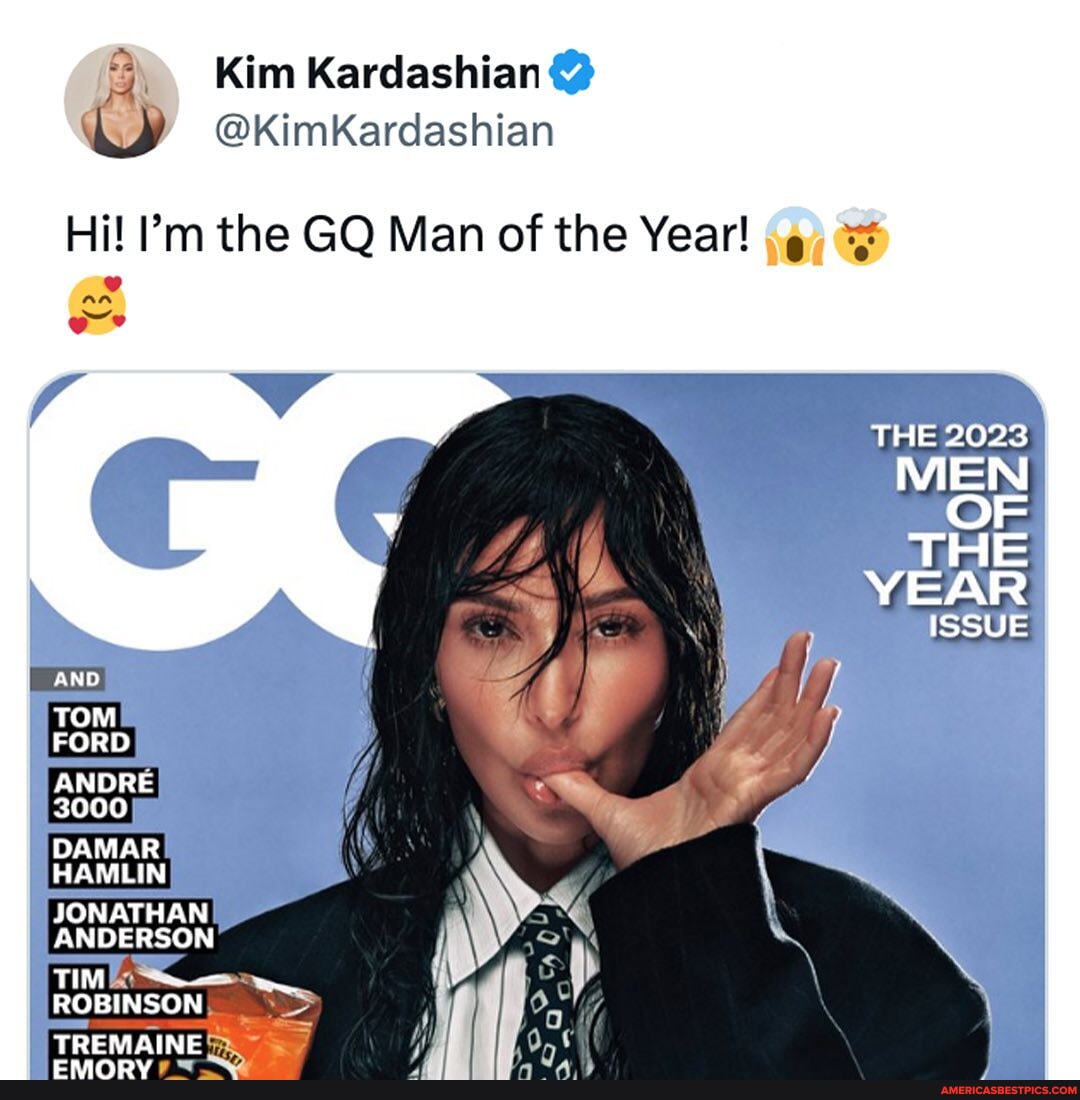 2023 in a nutshell - I Kim Kardashian @KimKardashian Hi! I'm the GQ Man ...