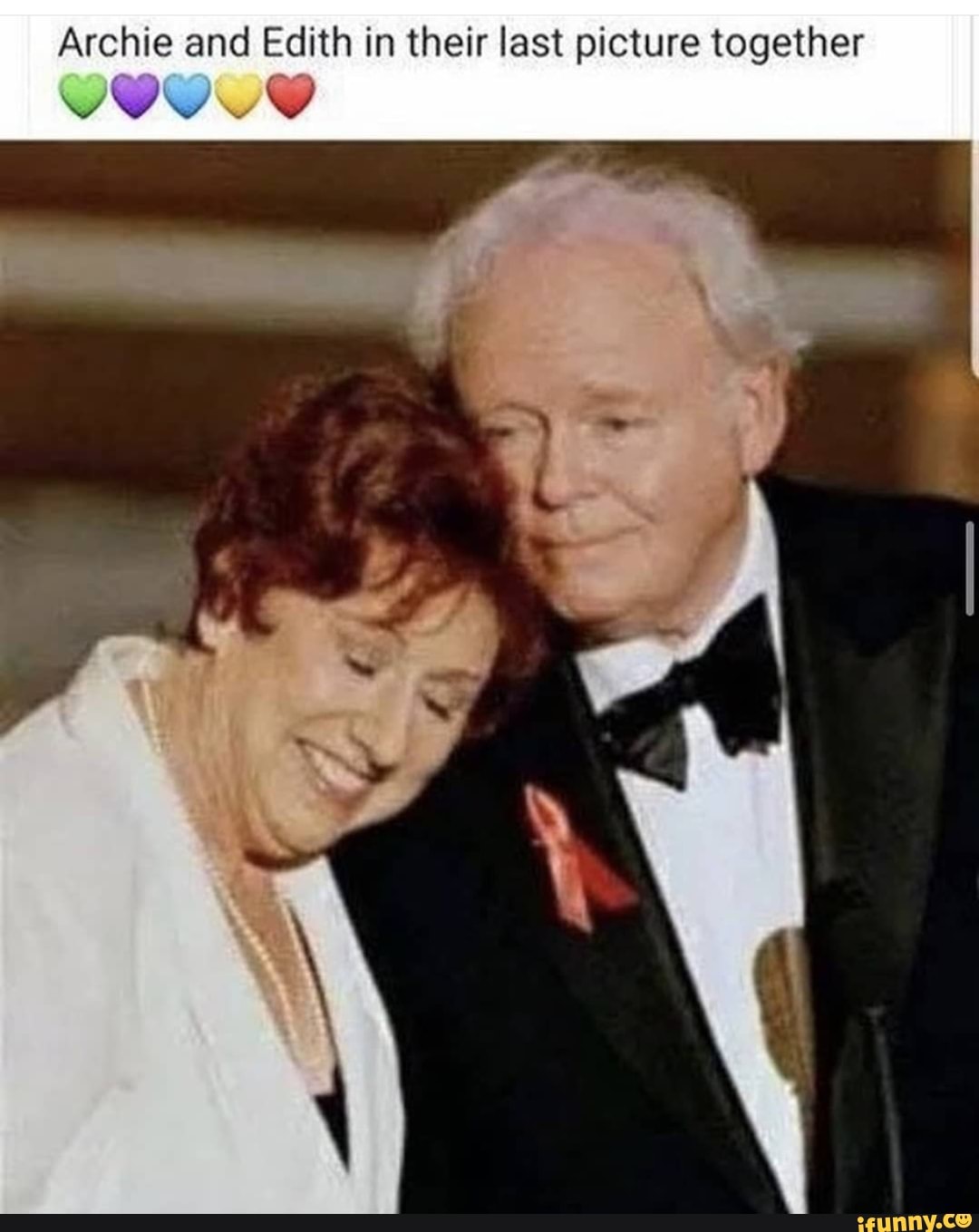 Archie and Edith in their last picture together - iFunny